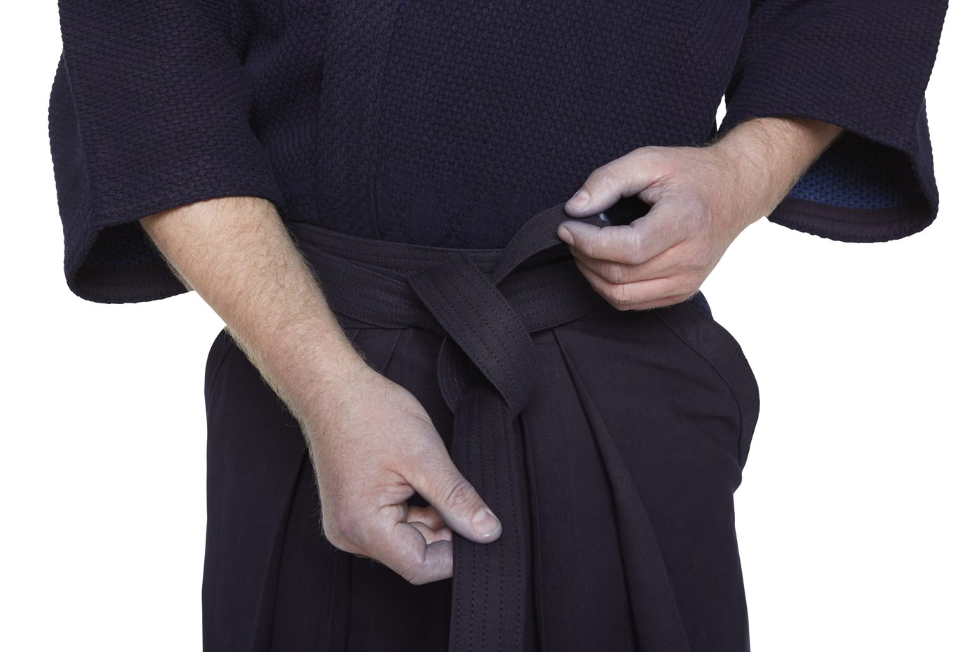 Putting on the Hakama - Putting on the Clothing: The Hakama