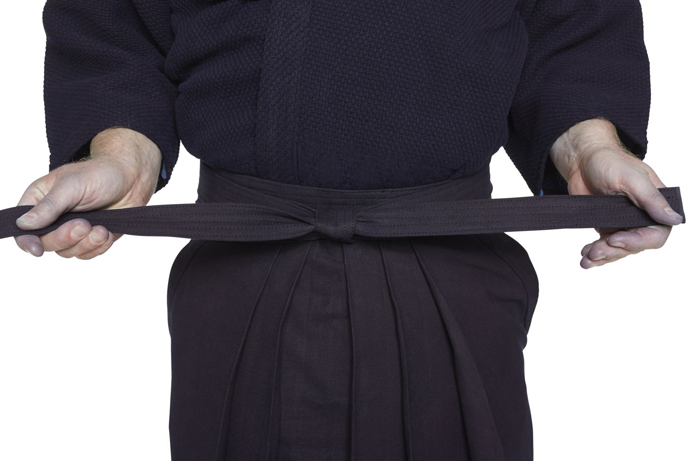 Putting on the Hakama - Putting on the Clothing: The Hakama